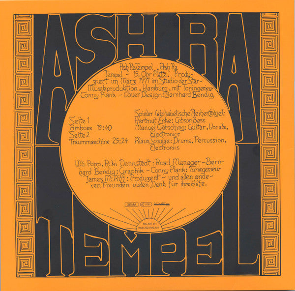 Buy Ash Ra Tempel : Ash Ra Tempel (LP, Album, Ltd, RE, 50t) Online for ...