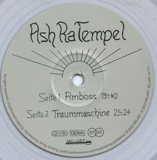 Buy Ash Ra Tempel : Ash Ra Tempel (LP, Album, Ltd, RE, 50t) Online for ...