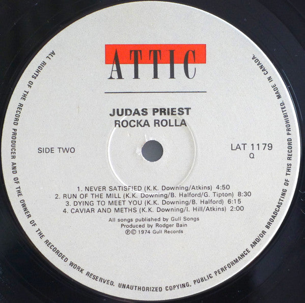 Buy Judas Priest : Rocka Rolla (LP, Album, RE) Online for a great price ...