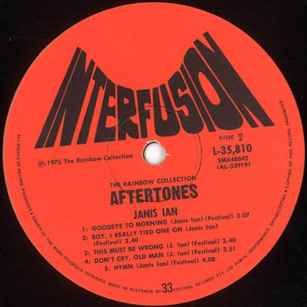 Buy Janis Ian : Aftertones (LP, Album) Online for a great price ...