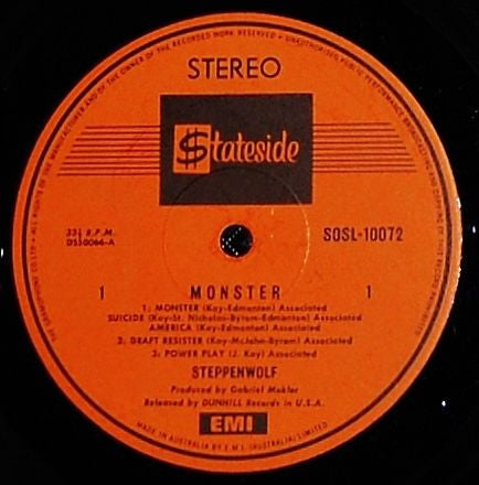 Buy Steppenwolf : Monster (LP, Album) Online for a great price ...