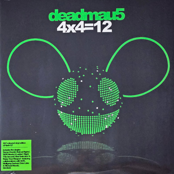 DEADMAU5 4X4=12 2LP GREEN COLOURED VINYL GATEFOLD – Harbourside Records