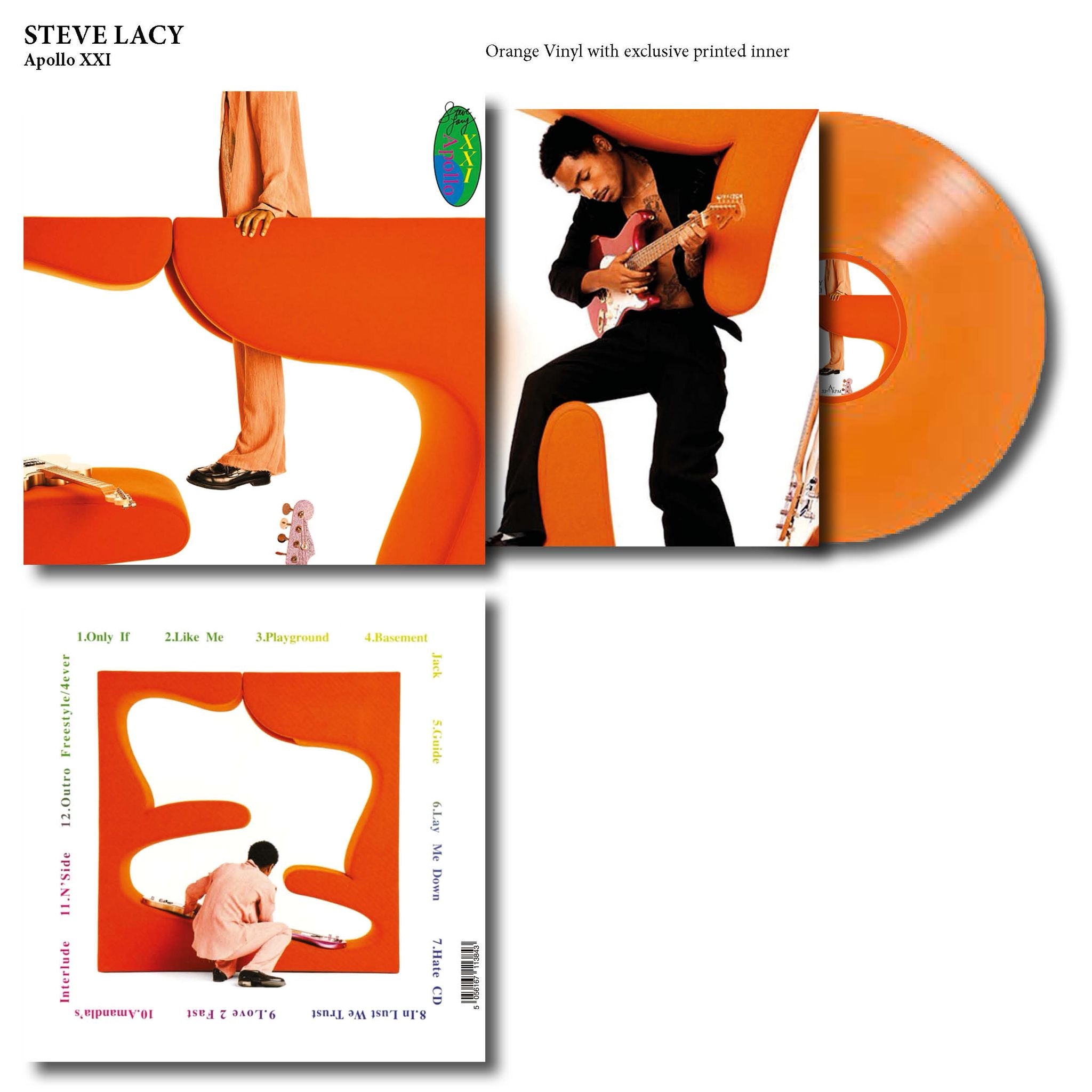 Steve Lacy - Apollo XXI Vinyl Record LP Apollo 21 – Harbourside Records