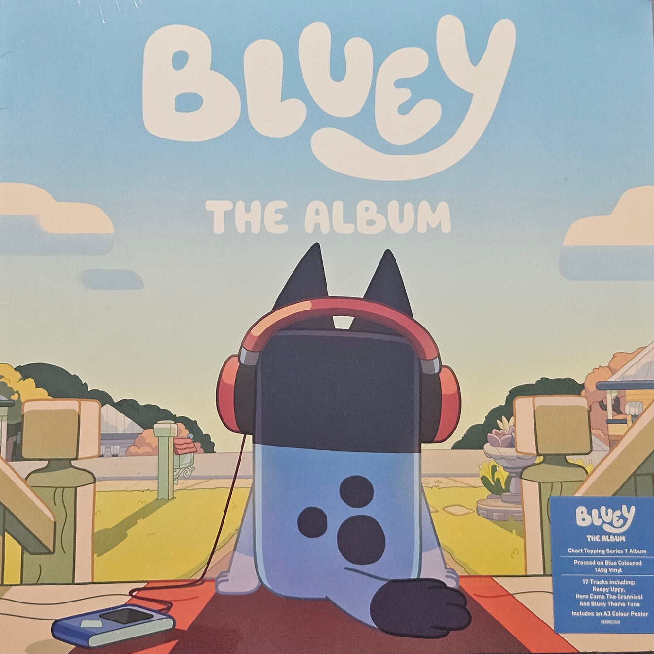 BLUEY - THE ALBUM - BLUE VINYL WITH POSTER – Harbourside Records