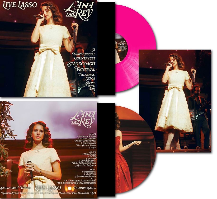 Lana Del Rey - Live Lasso Stagecoach Festival 2025 "2LP COLOURED VINYL ...
