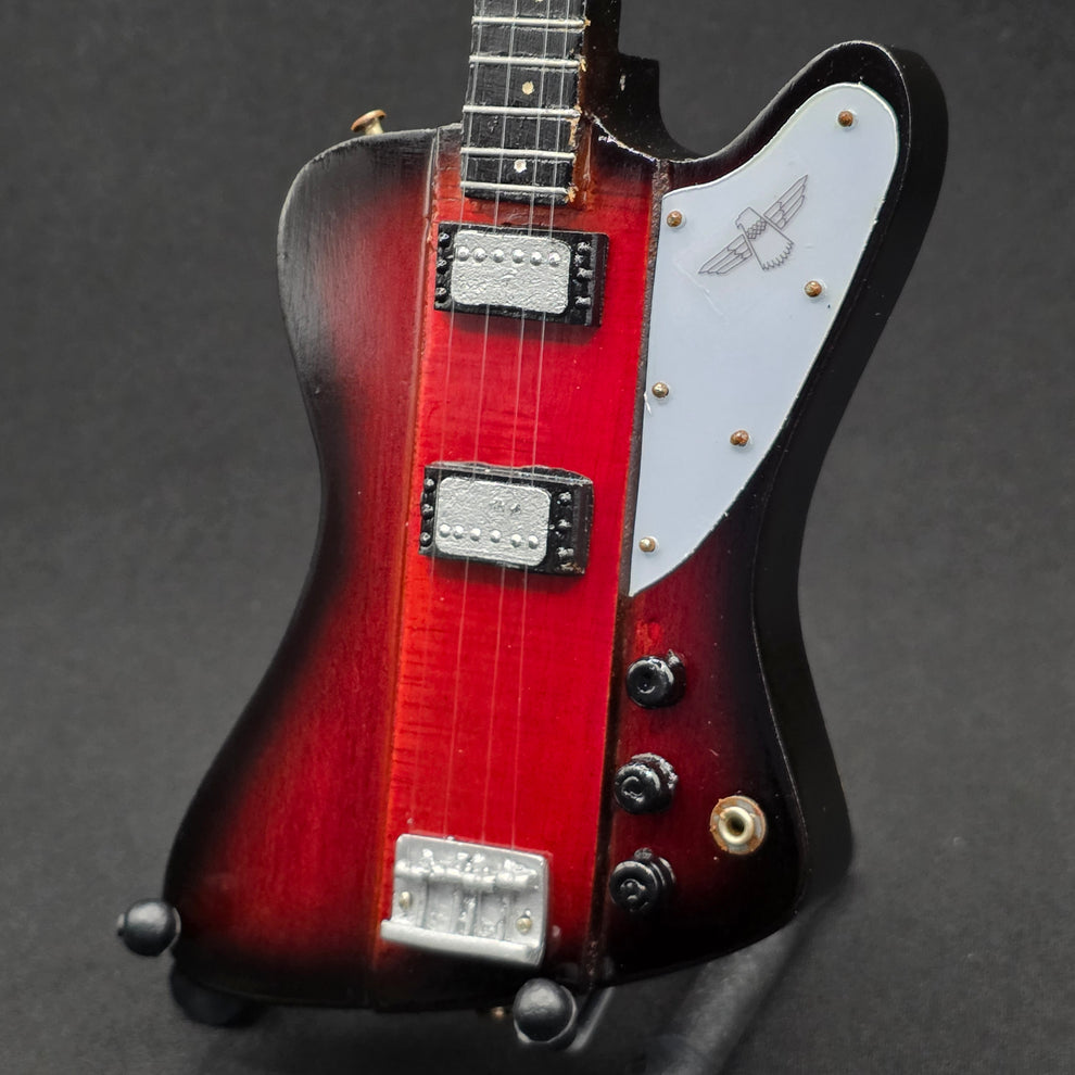Miniature Guitar - Gibson Thunderbird Bass - Model Guitar Inc Stand ...